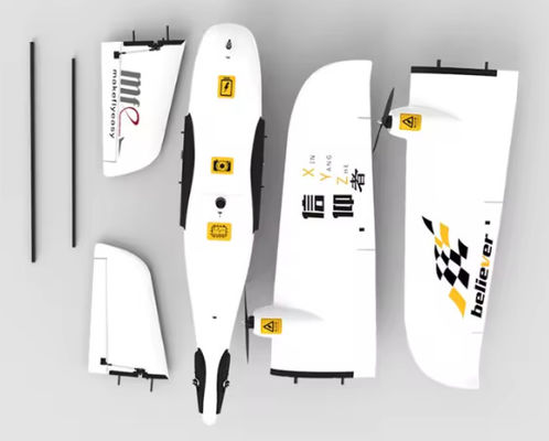 Fixed Wing Drone Surveying Twin Engine DIY Unmanned Aerial Vehicle Gyro ...